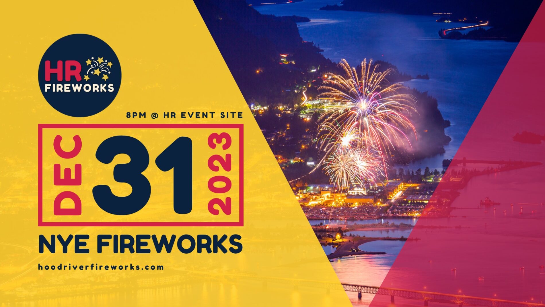 New Years Eve Hood River Fireworks - 12/31/2023 - Visit Hood River