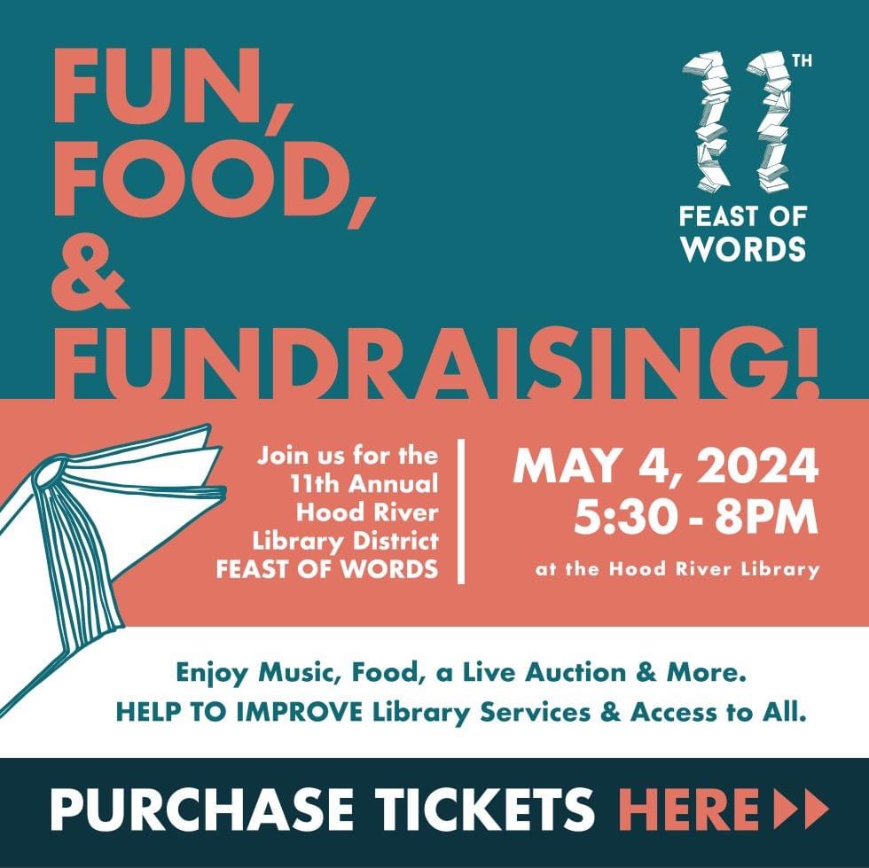 Feast of Words 2024 - 05/04/2024 - Visit Hood River