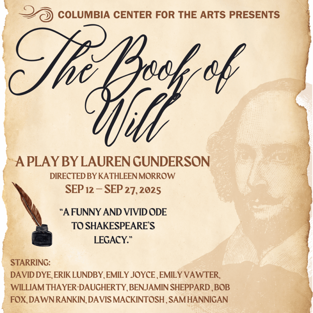Shakespeare’s Unsung Heroes to Life in The Book of Will - 09/13/2025 - Visit Hood River